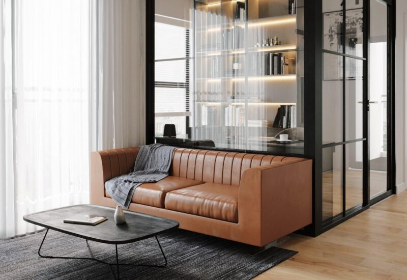Create a corner room with glass partitions - Glass Interiors